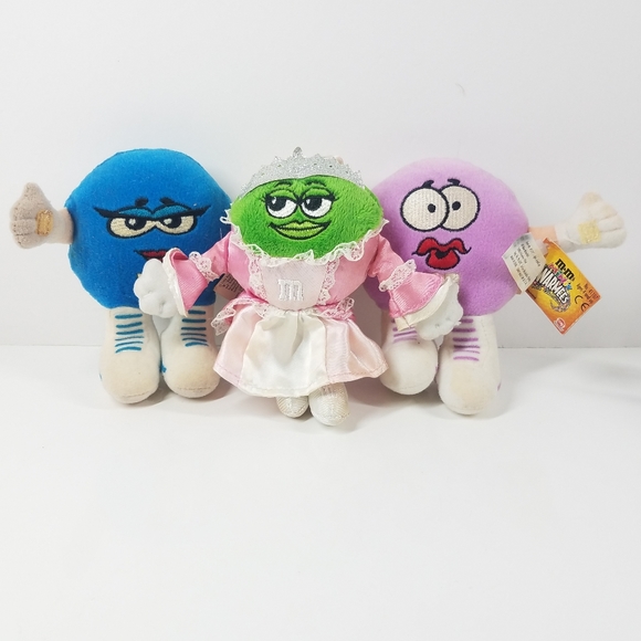 M&M'S | Toys | Vintage Mms Plush Collectible Toys Lot Of 3 Plush Toys ...